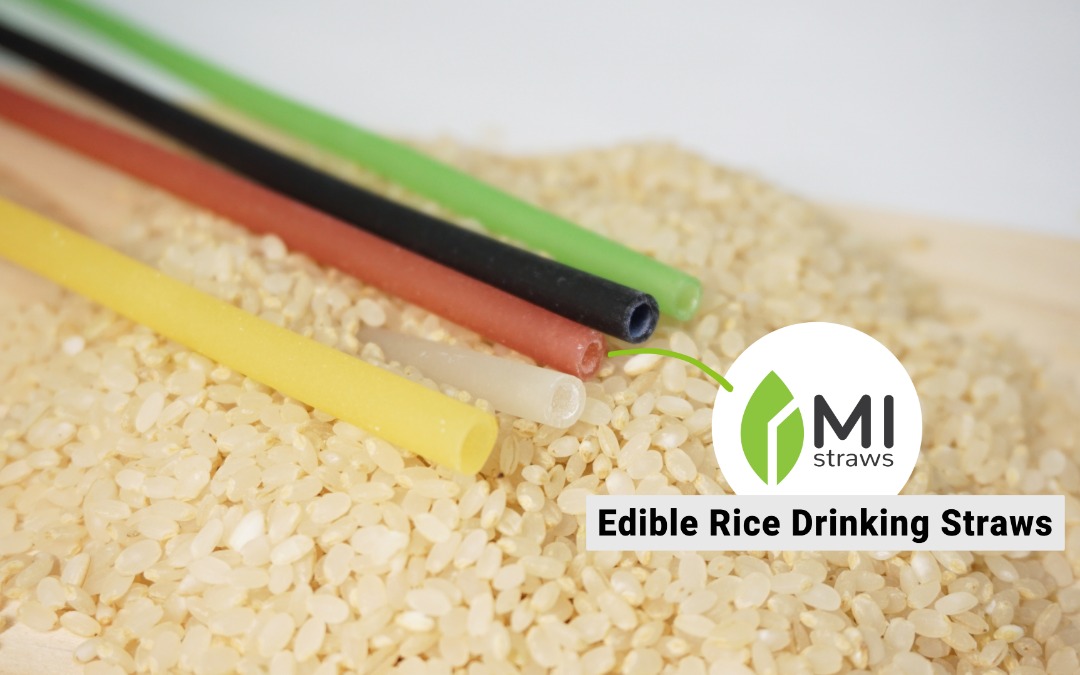 Malaysian Company Makes Edible Rice Straws To Save The Earth