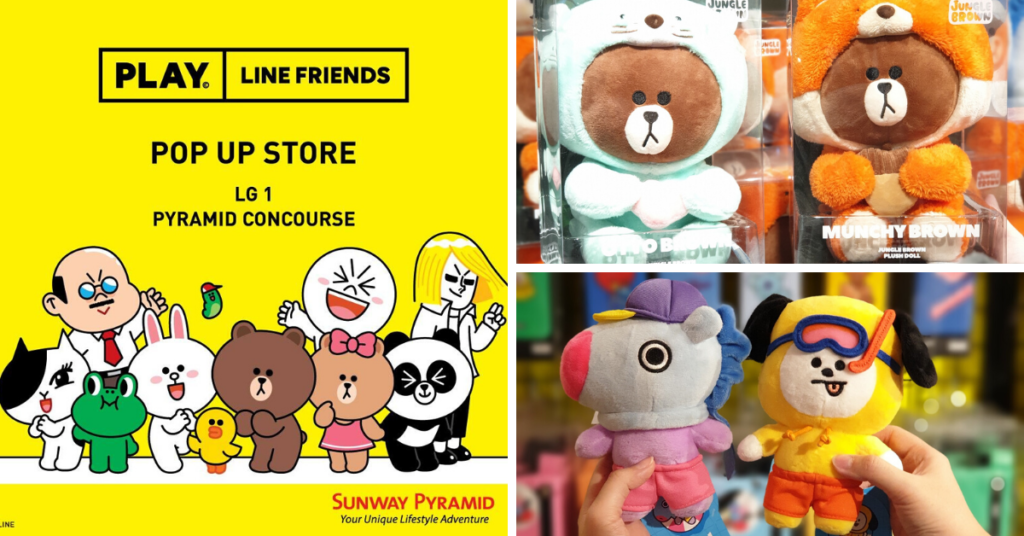 LINE FRIENDS Pop Up Store Is Now Open In Sunway Pyramid & They're All ...