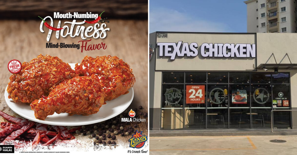 New Mala Fried Chicken Is Available In Texas Chicken Malaysia For A ...