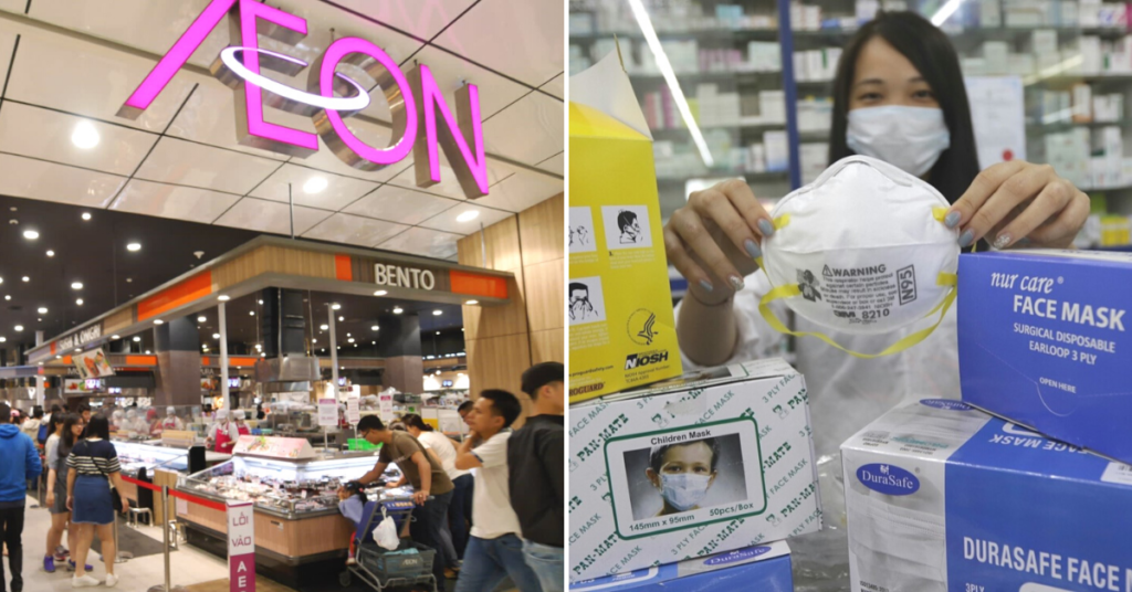 AEON To Sell One Box Of 3-Ply Face Masks For RM75 Starting From 2nd ...