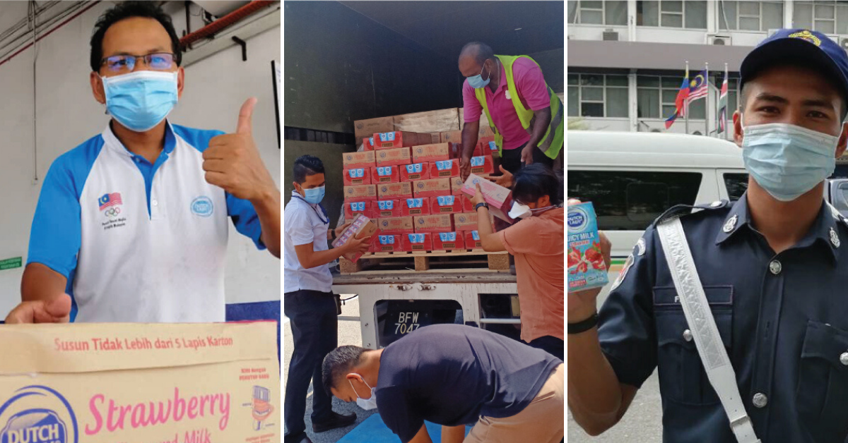 Dutch Lady Gave Out More Than 100,000 Packs Of Milk To Frontliners For ...