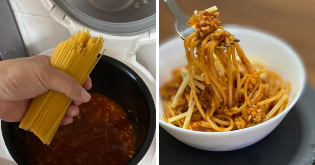 This Is How To Cook Spaghetti Bolognese Using A Rice Cooker, Without ...