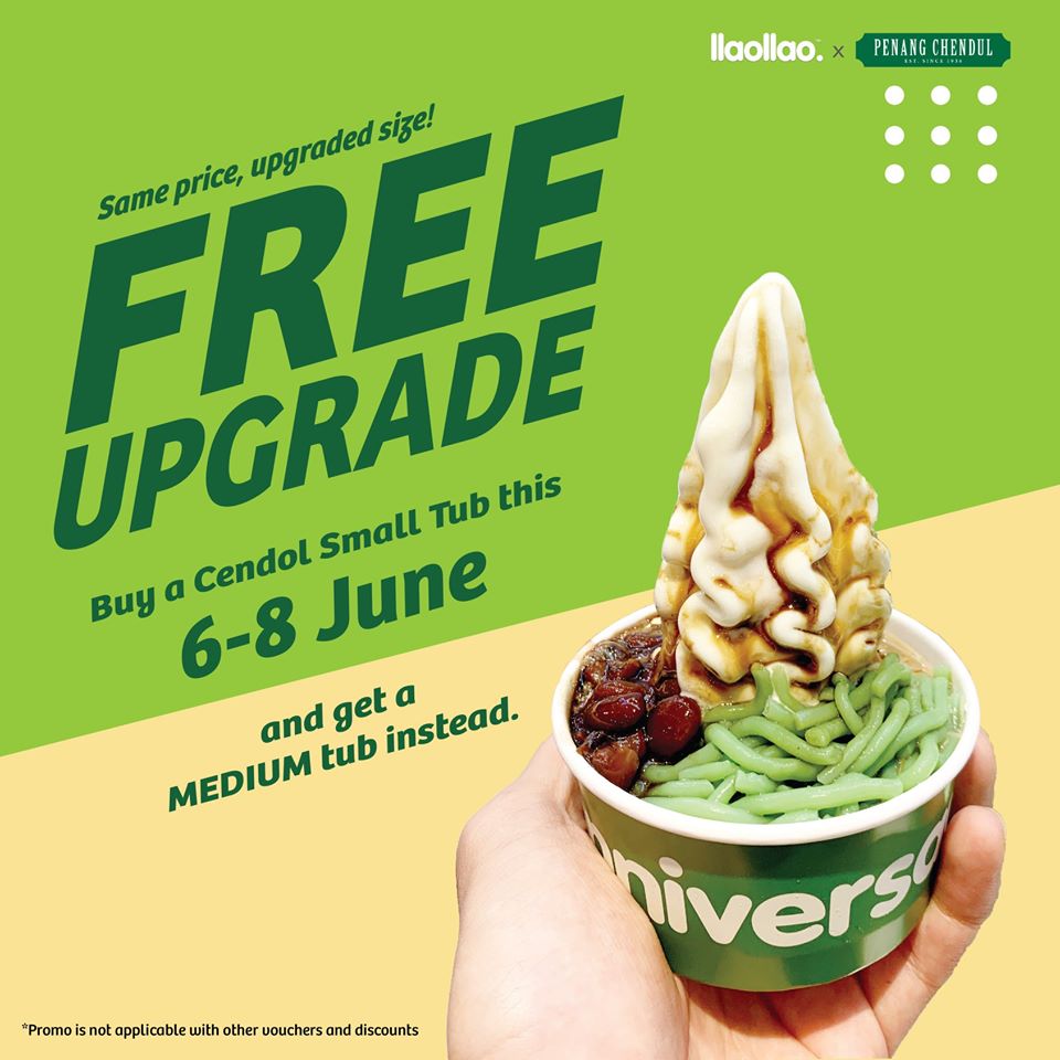 llaollao Malaysia To Offer Free Size Upgrade On Cendol Frozen Yogurt ...