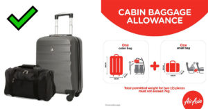 REVISED Policy: AirAsia Passengers Are Now Allowed To Carry On Wheeled ...