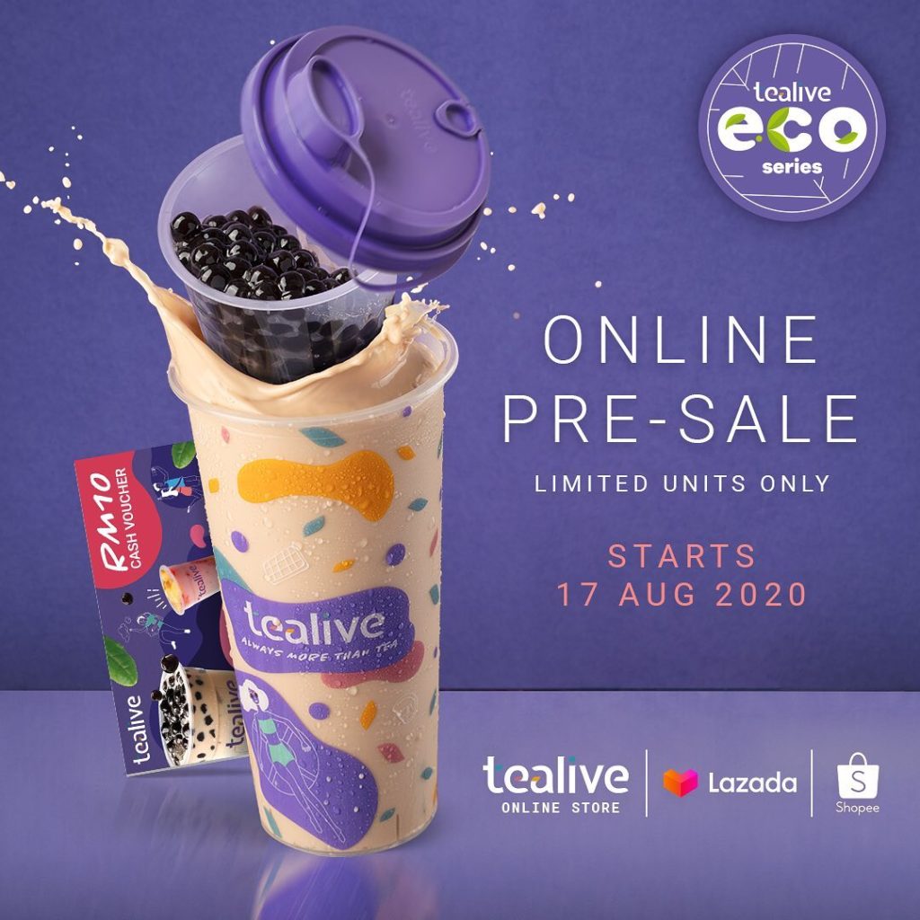 Tealive Malaysia Rolls Out Eco Strawless Cup Exclusively Online on the ...