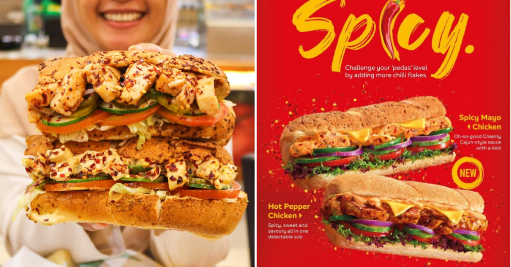 Subway®️ Drops 2 New 'Pedas' Subs Spicy Mayo Chicken & Hot Pepper ...