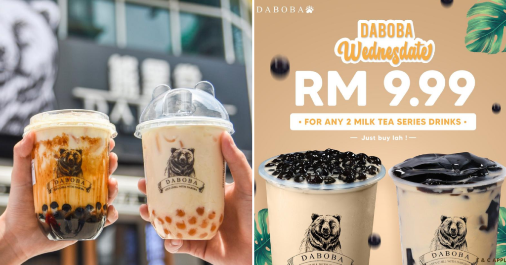 Get 2 Cups Of Milk Tea At Daboba Malaysia For Only RM9.99 Every ...