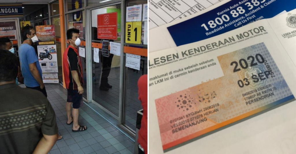 Reminder: Drivers to Renew Expired Road Tax and Driver's License Before ...