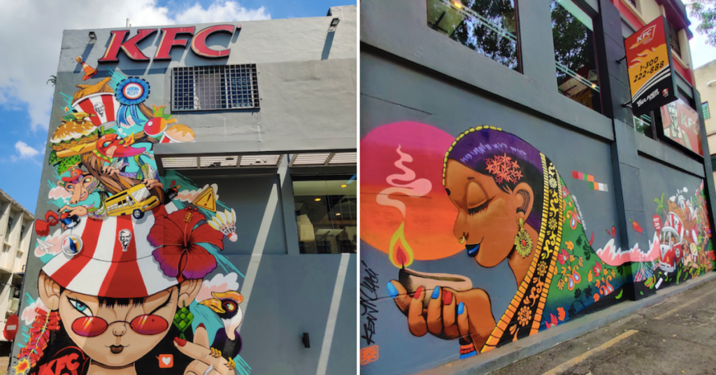 Local Artist Paints These 3 KFC Outlets To Commemorate Merdeka Day - KL ...