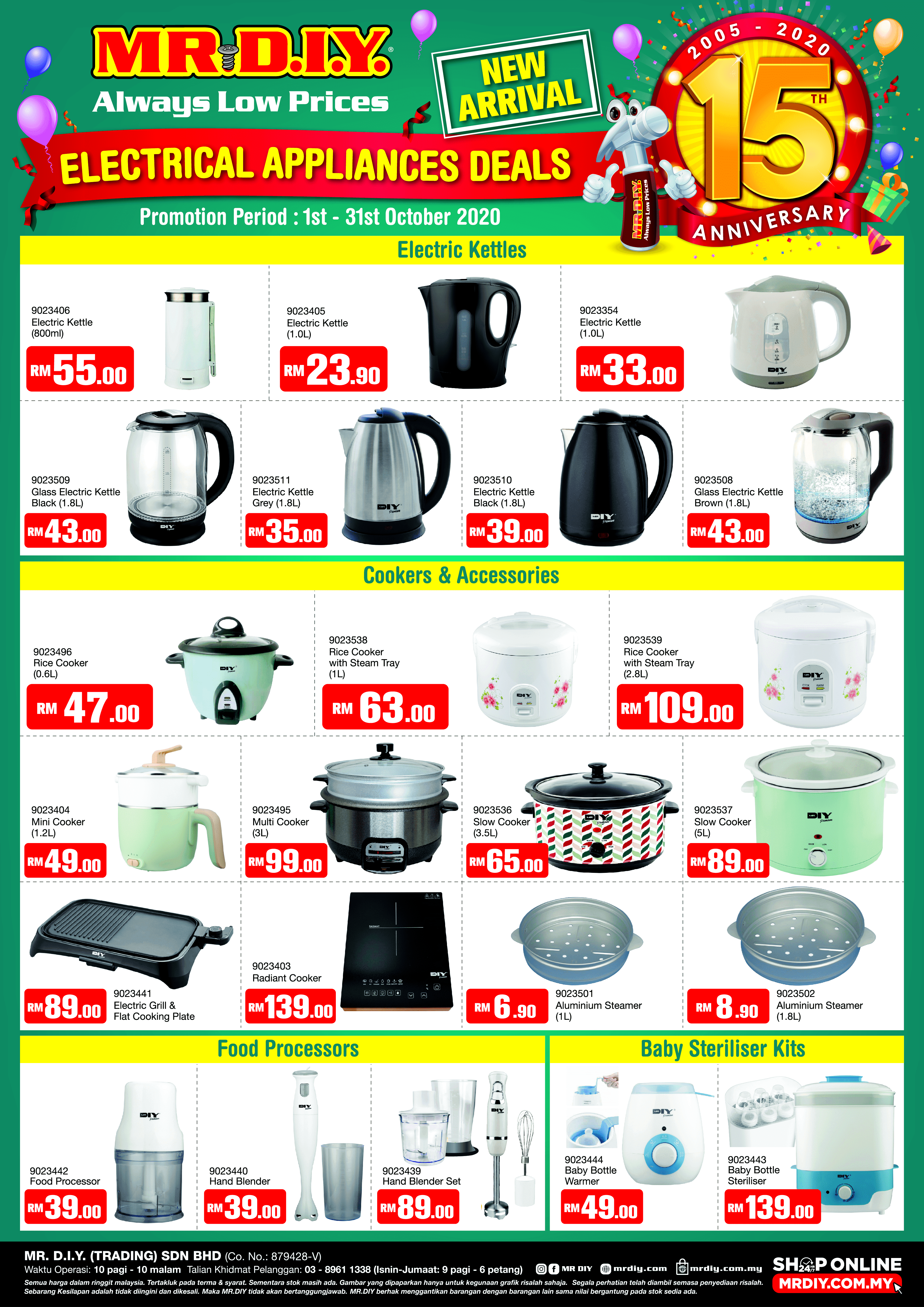 MR.DIY Celebrates 15th Anniversary - Special Deals, Contests And Many ...