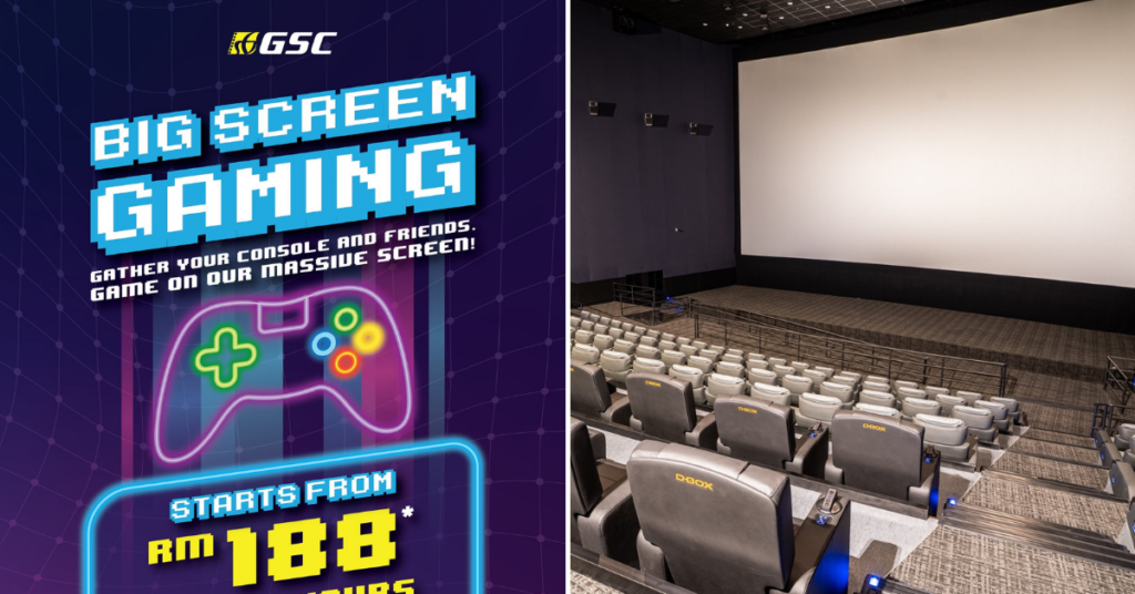 GSC Turns Into "Gaming Screen Cinemas" Where Gamers Can Play Their ...