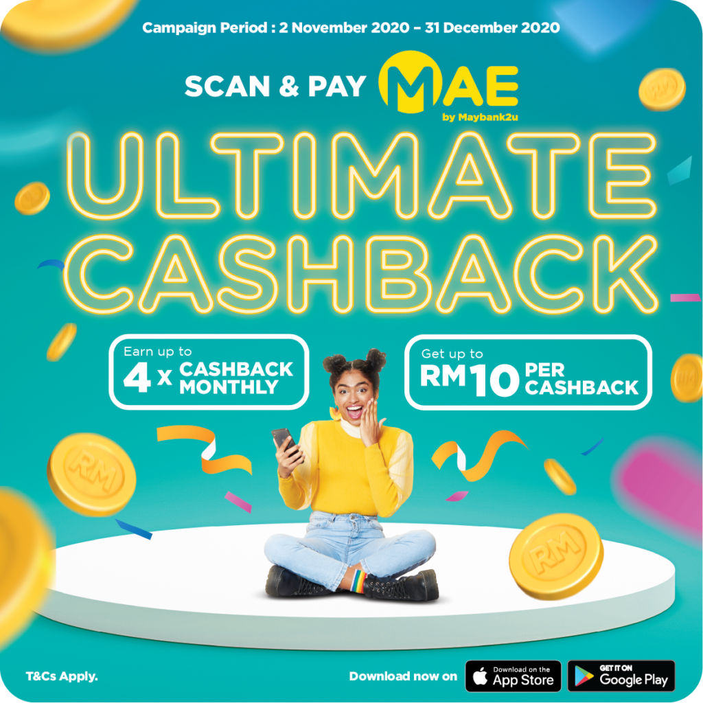 Scan & Pay With MAE At Over 200,000 Merchants And Receive Up To RM40 ...