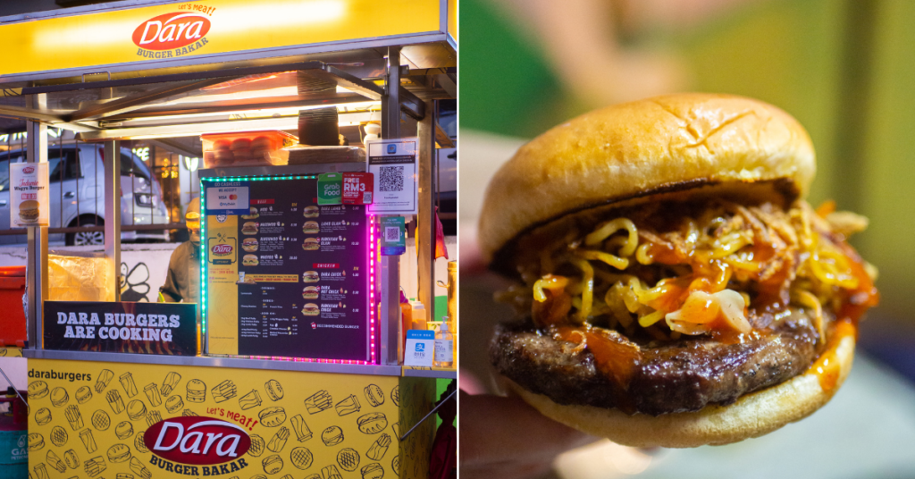 This Burger Stall In KL Combines Indomie With Wagyu Burger Bakar & It's ...