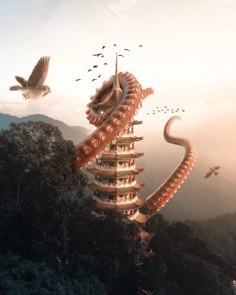This M'sian Designer Creates Surreal Local Buildings Photos That Look ...