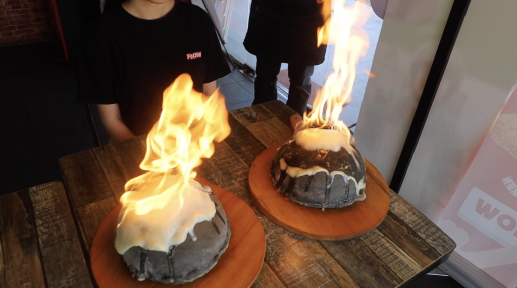 US Pizza Literally Set Your Meal On Fire With Its New Flaming Pizza Bomb