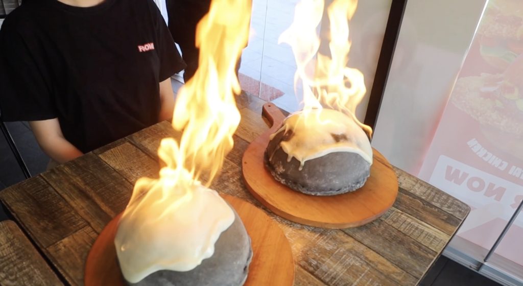 US Pizza Literally Set Your Meal On Fire With Its New Flaming Pizza Bomb