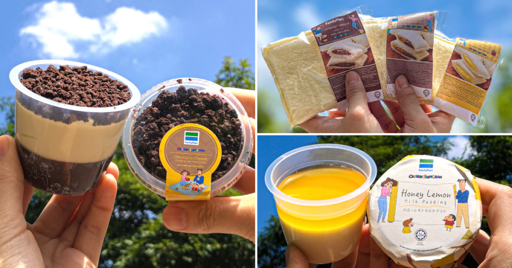 FamilyMart Drops NEW Crayon ShinChan Inspired Pocket Sando And Pudding ...