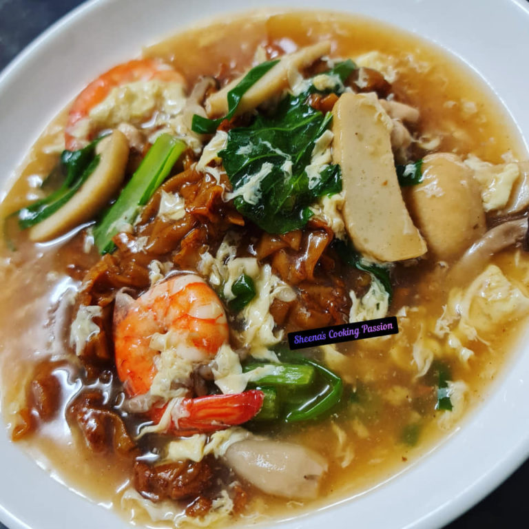 Here's How To Cook Wat Tan Hor (Flat Rice Noodles with Egg Gravy) With ...