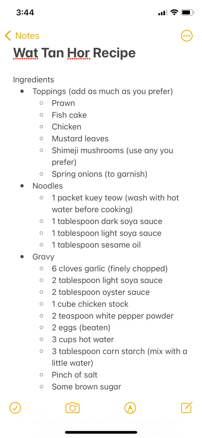 Here's How To Cook Wat Tan Hor (Flat Rice Noodles with Egg Gravy) With ...