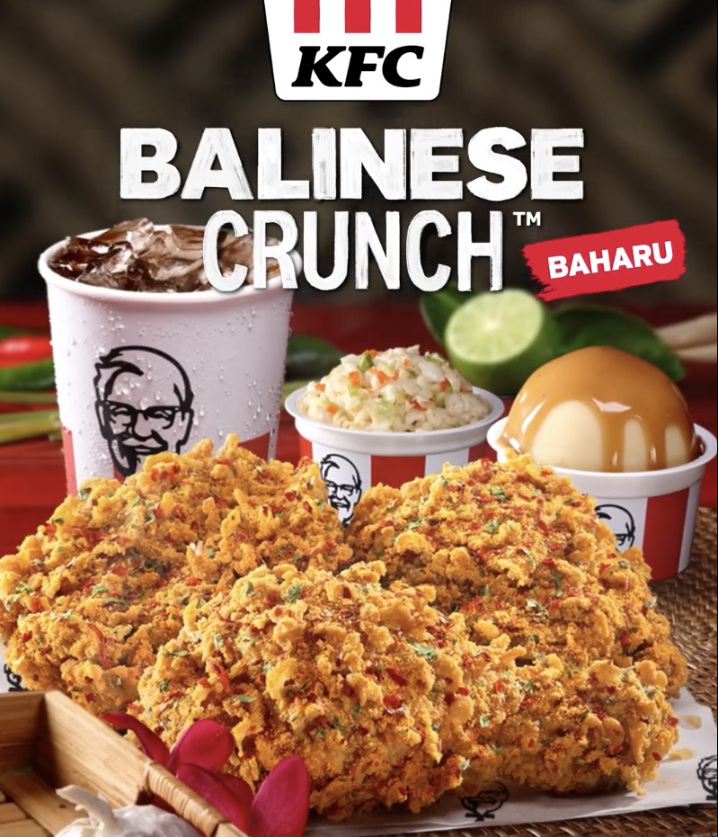 KFC Releases New Balinese Crunch That’s Tropically Spicy And Citrusy ...