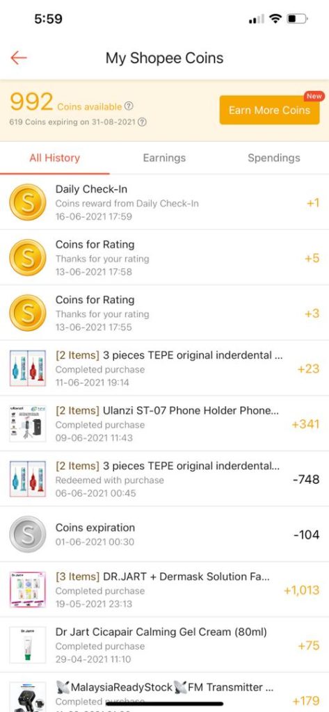 6 Ways To Earn Shopee Coins That Helped Me Save RM300 So Far - KL Foodie