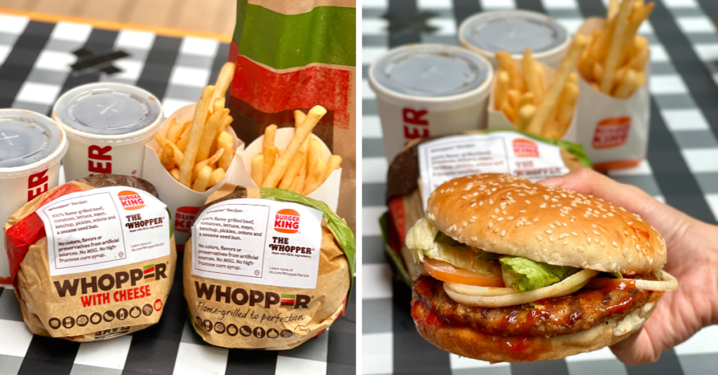 Check Out Burger King’s Real Whopper Burger That Is Made With Real ...