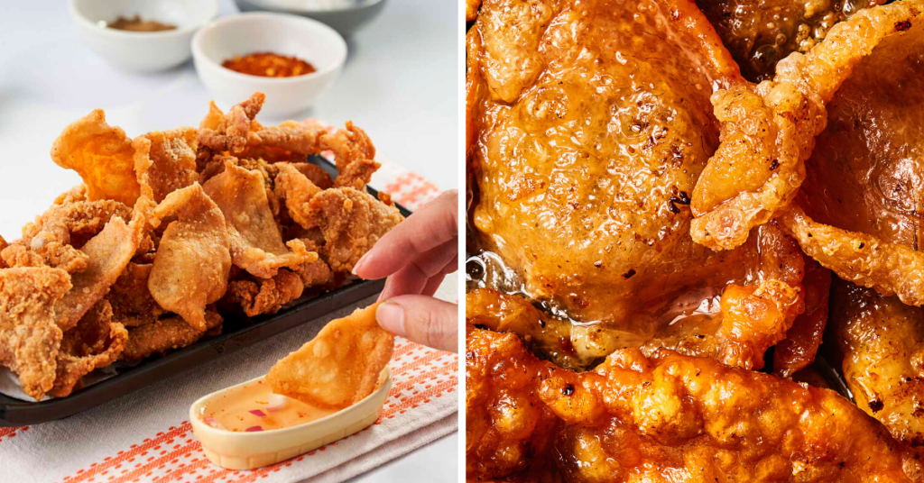 fried chicken skin recipe - KL Foodie