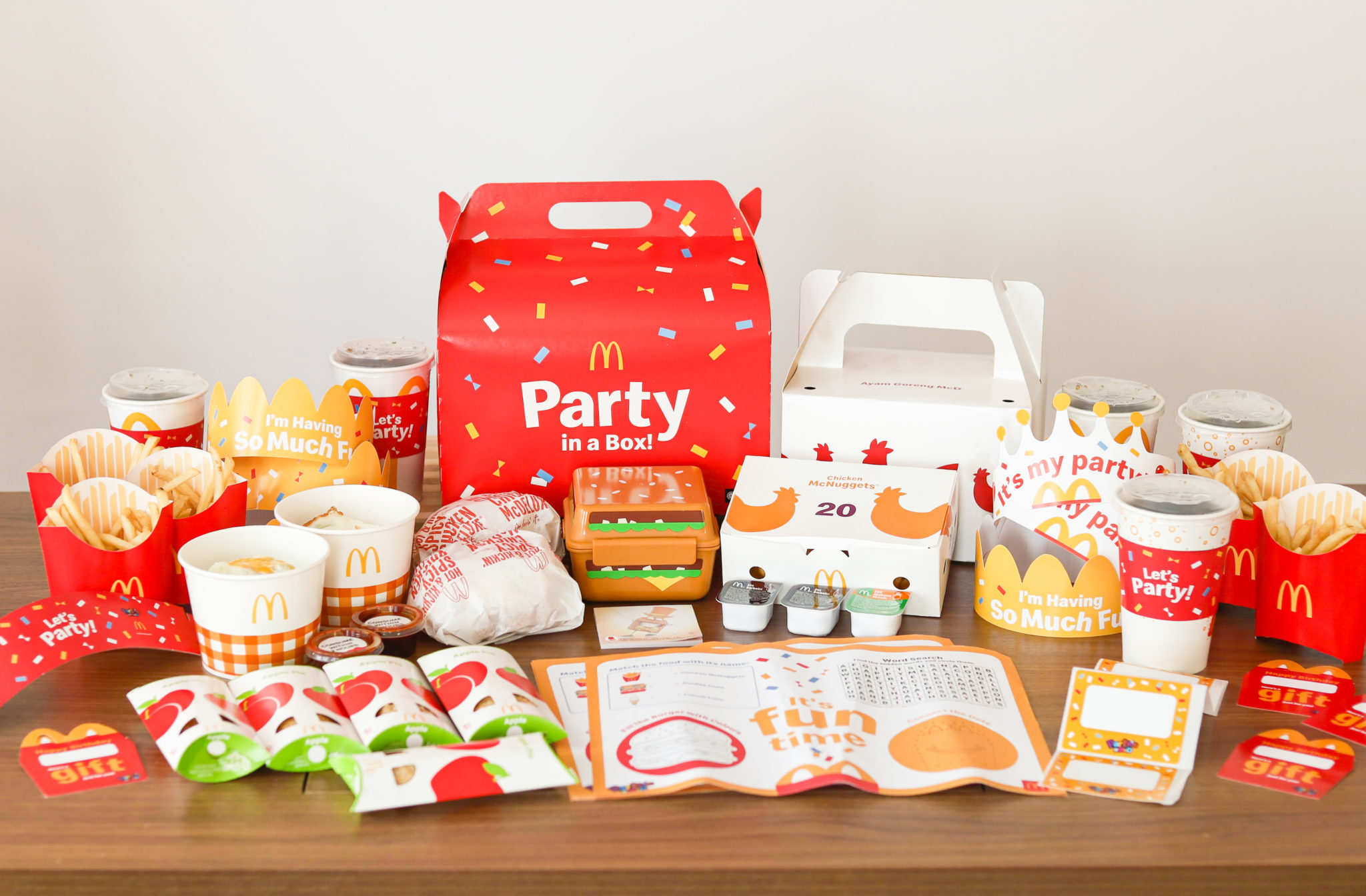 McDonald's Parties@Home Package - KL Foodie