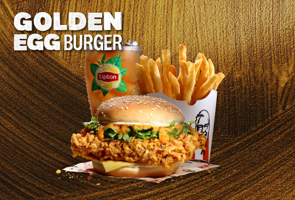 KFC's Egg-citing Golden Egg Burger Is Making A Comeback For A Limited ...