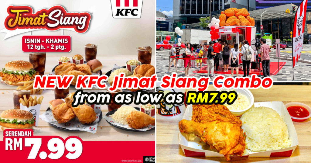 KFC Launches NEW Jimat Siang Combo Deals From RM7.99 (Ft. An IG-Worthy Giant KFC Bucket At Starhill)