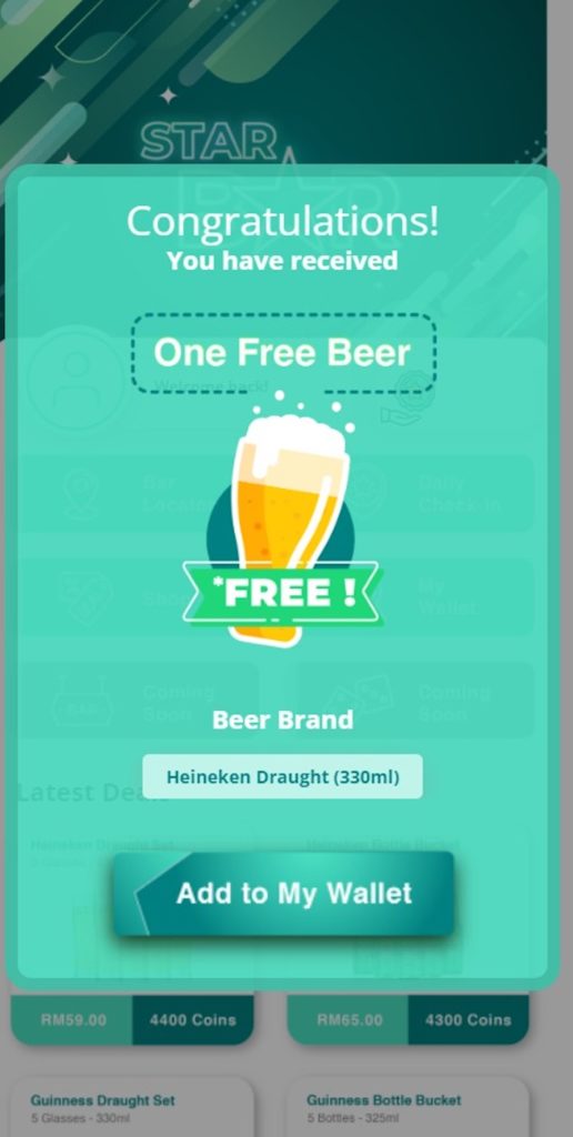 Get Your First Beer FREE & Enjoy Happy Hour Rates All Day Via The Star ...