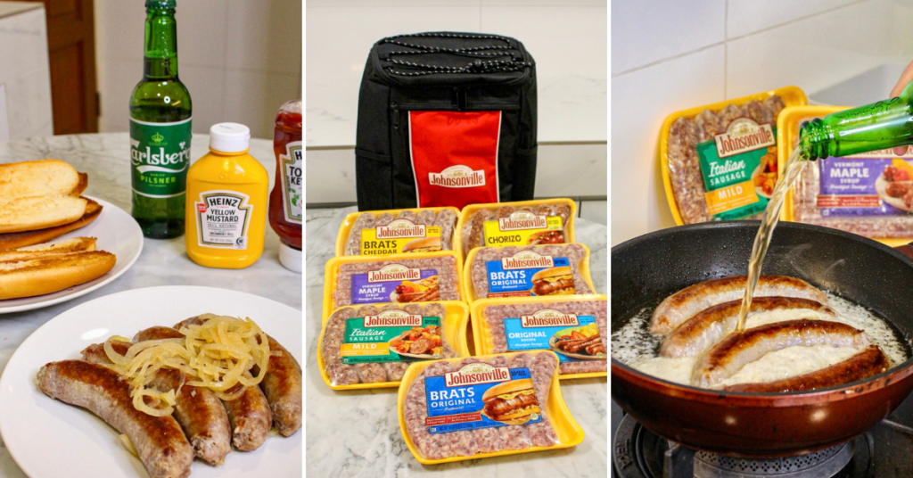 We Tried Making Juicy Beer Sausages Using Johnsonville's NEWEST ...