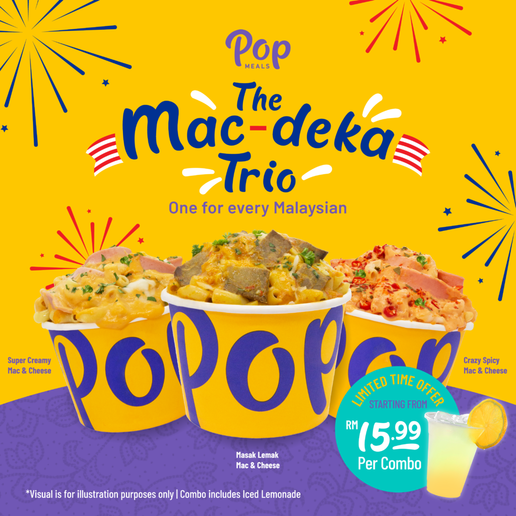 Pop Meals Dishes Out The Mac-deka Trio To Celebrate Merdeka Day - KL Foodie