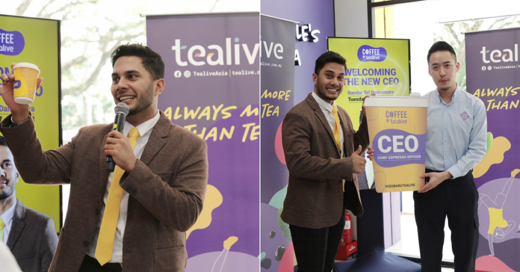 Fikry Ibrahim Starred As Tealive CEO (Chief Espresso Officer), Launches ...