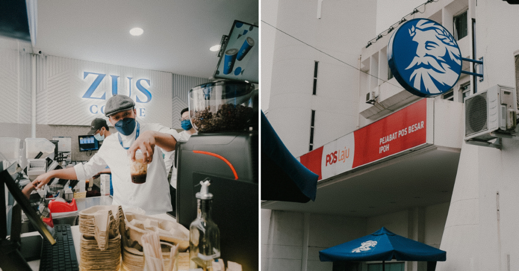 ZUS Coffee Launches FIRST Coffee Outlet In Ipoh's Post Office - KL Foodie