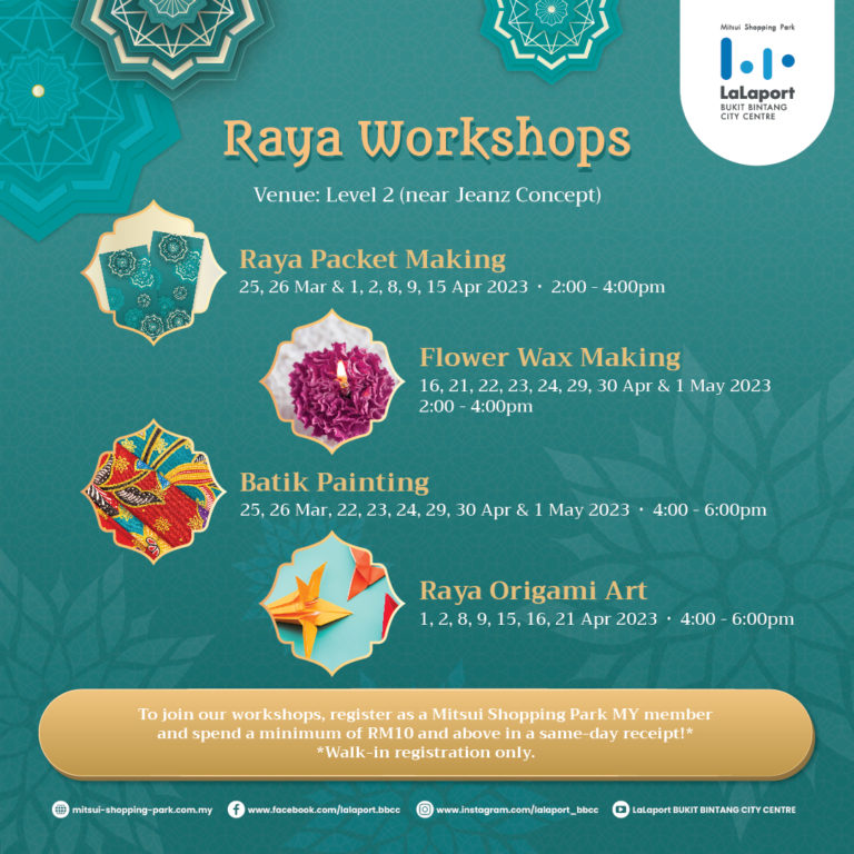Exciting Raya Activities & Performances Throughout Ramadan Month At LaLaport BBCC - KL Foodie