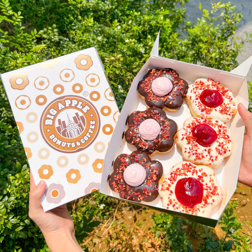 Big Apple Donuts & Coffee Rolls Out NEW Flower Shaped Berry Donuts With ...