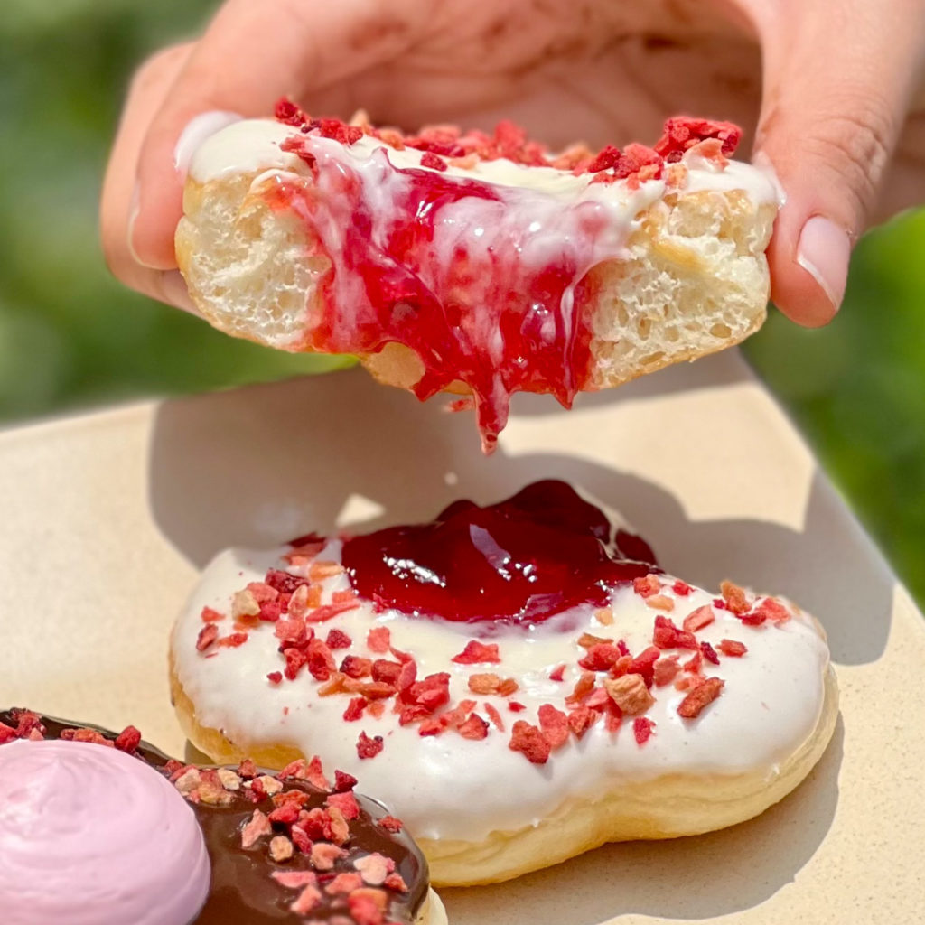 Big Apple Donuts & Coffee Rolls Out NEW Flower Shaped Berry Donuts With ...