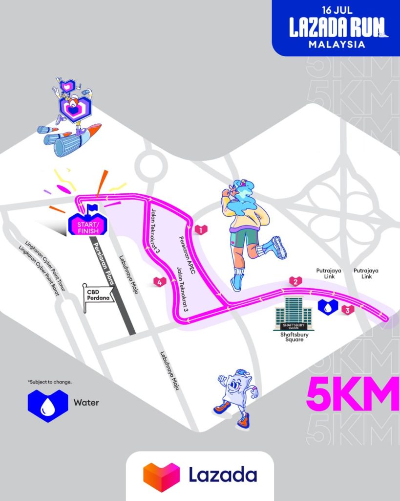 Lace Up Your Running Shoes For The First-Ever Lazada Run On 16 July 2023 - KL Foodie