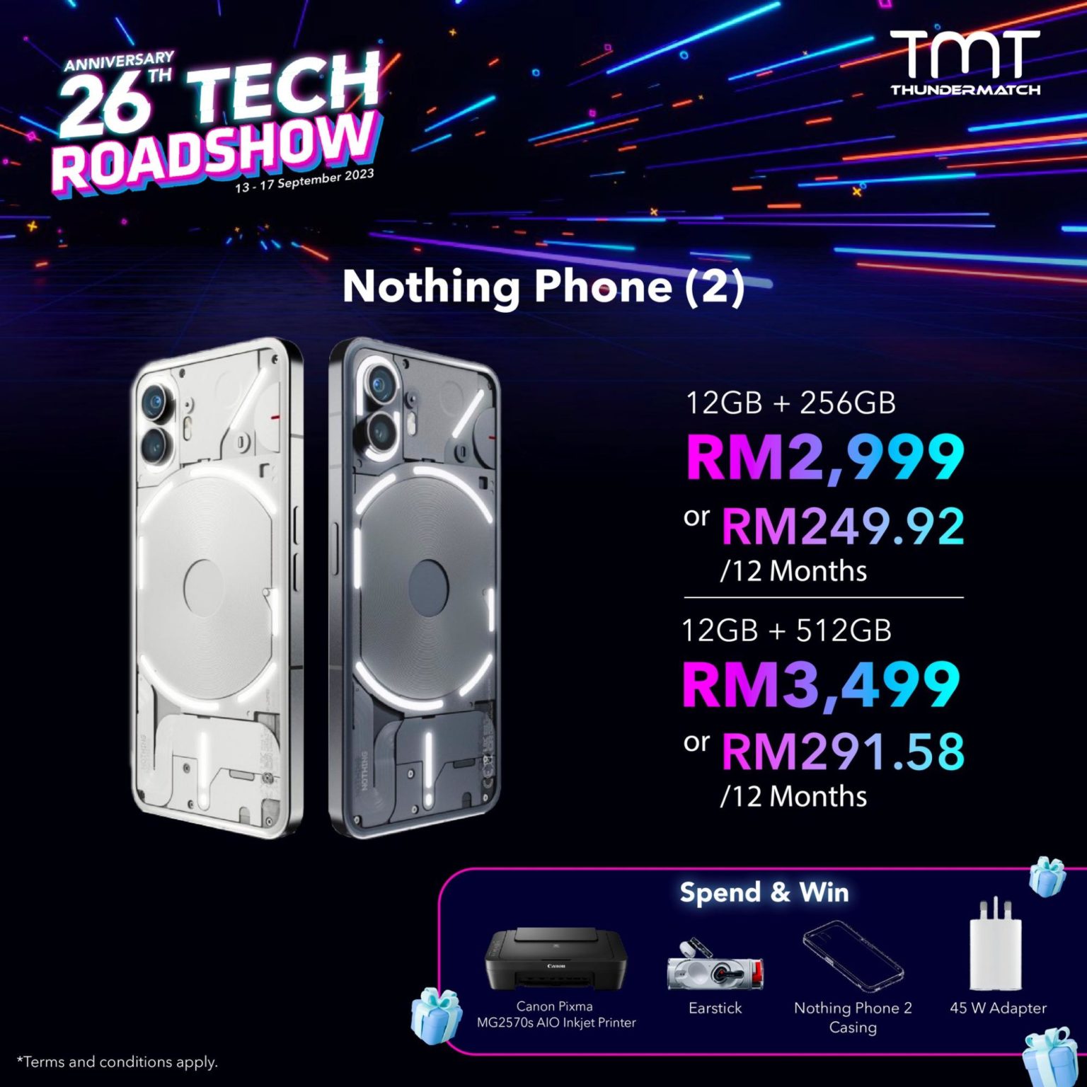 Celebrate TMT 26th Anniversary Tech Roadshow With Up To 90% OFF Branded ...