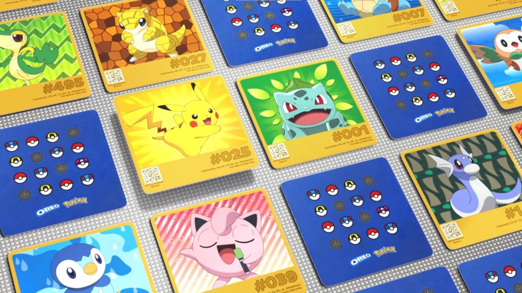 OREO Pokemon - 16 OREO Pokémon Photocards - KL Foodie