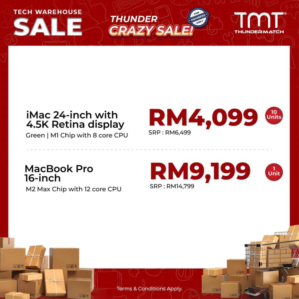 Enjoy Discounts Of Up To 96% OFF At TMT’s Tech Warehouse Sale In PJ For ...