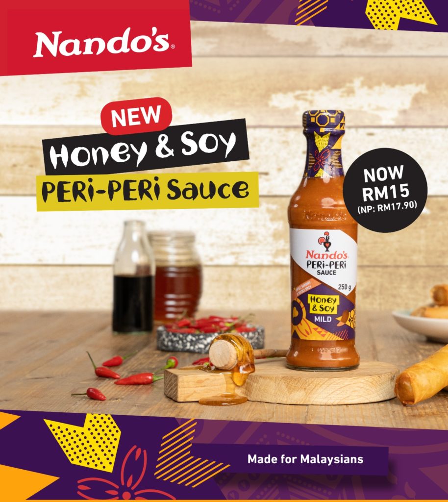 Nando's Unveils New Honey & Soy PERi-PERi Sauce - KL Foodie