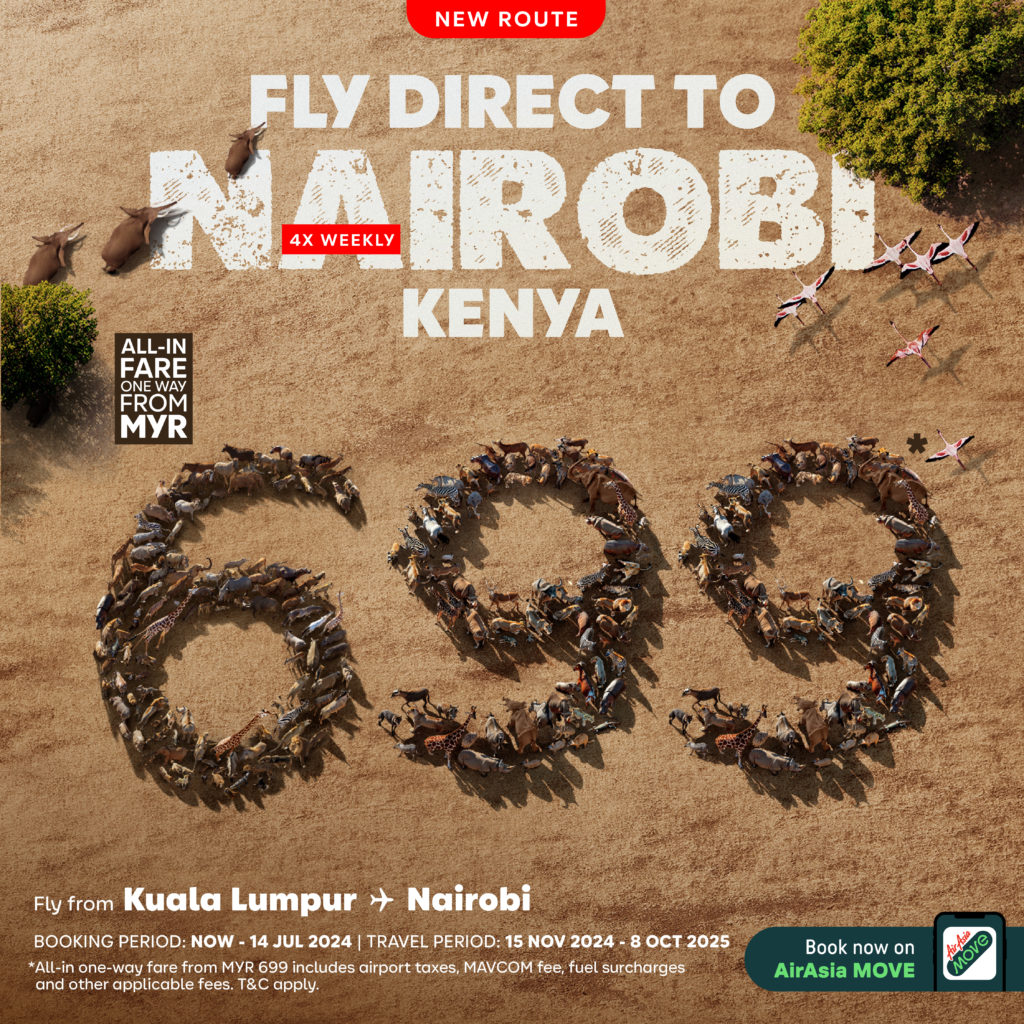 AirAsia Now Offers Direct Flights To Nairobi, Kenya For A Thrilling ...