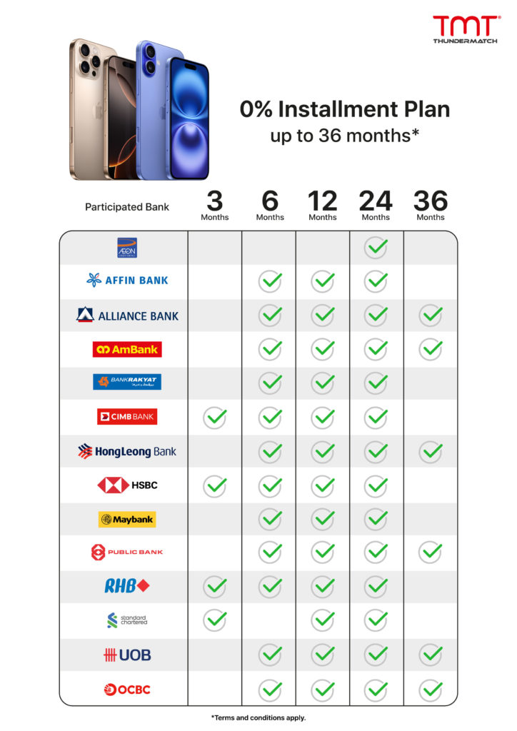 TMT Unveils Jaw-Dropping iPhone 16 Pre-Order Deals! Enjoy PWP Apple Products As Low As RM1 & Get ...