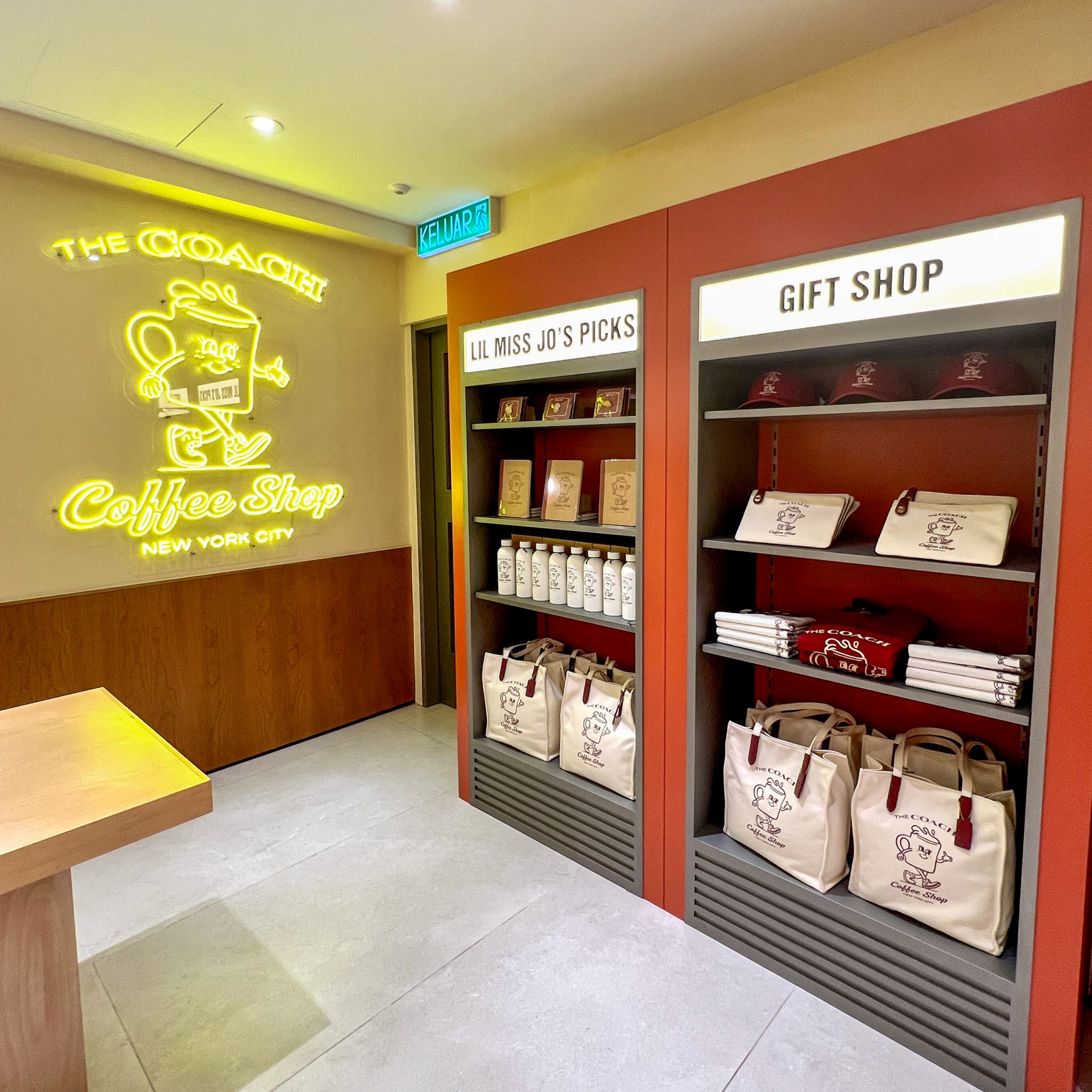 Coach Play APW features the BIGGEST The Coach Coffee Shop In The World ...