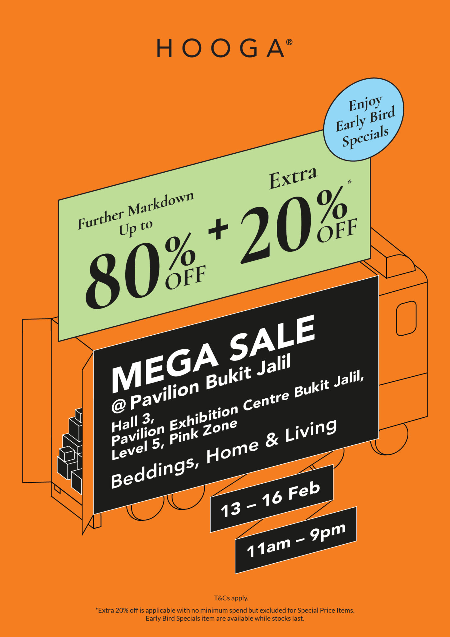 HOOGA Mega Sale Up to 80% Off at Pavilion Bukit Jalil - KL Foodie