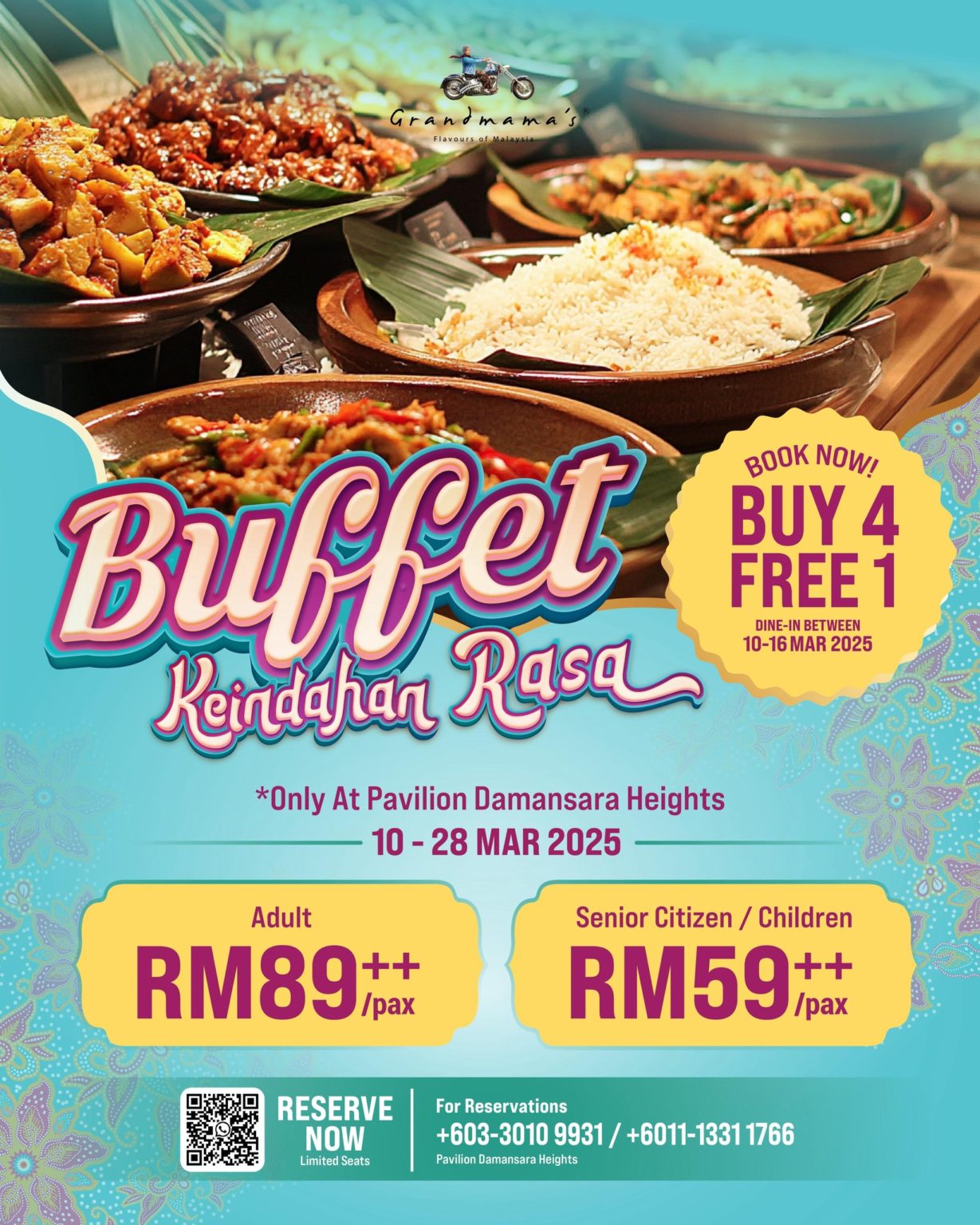 RM89++ Eat-All-You-Can Traditional Malaysian Buffet At Grandmama's ...