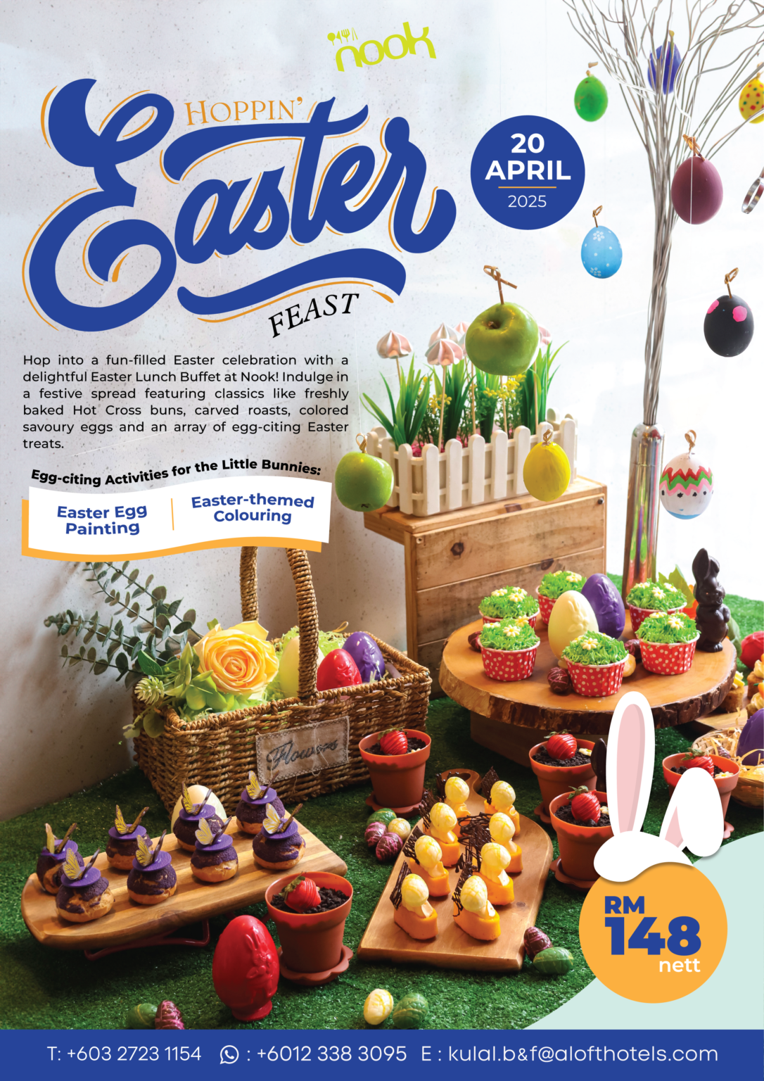 Celebrate Easter With A Delightful Aloft Hoppin' Feast At Nook - KL Foodie