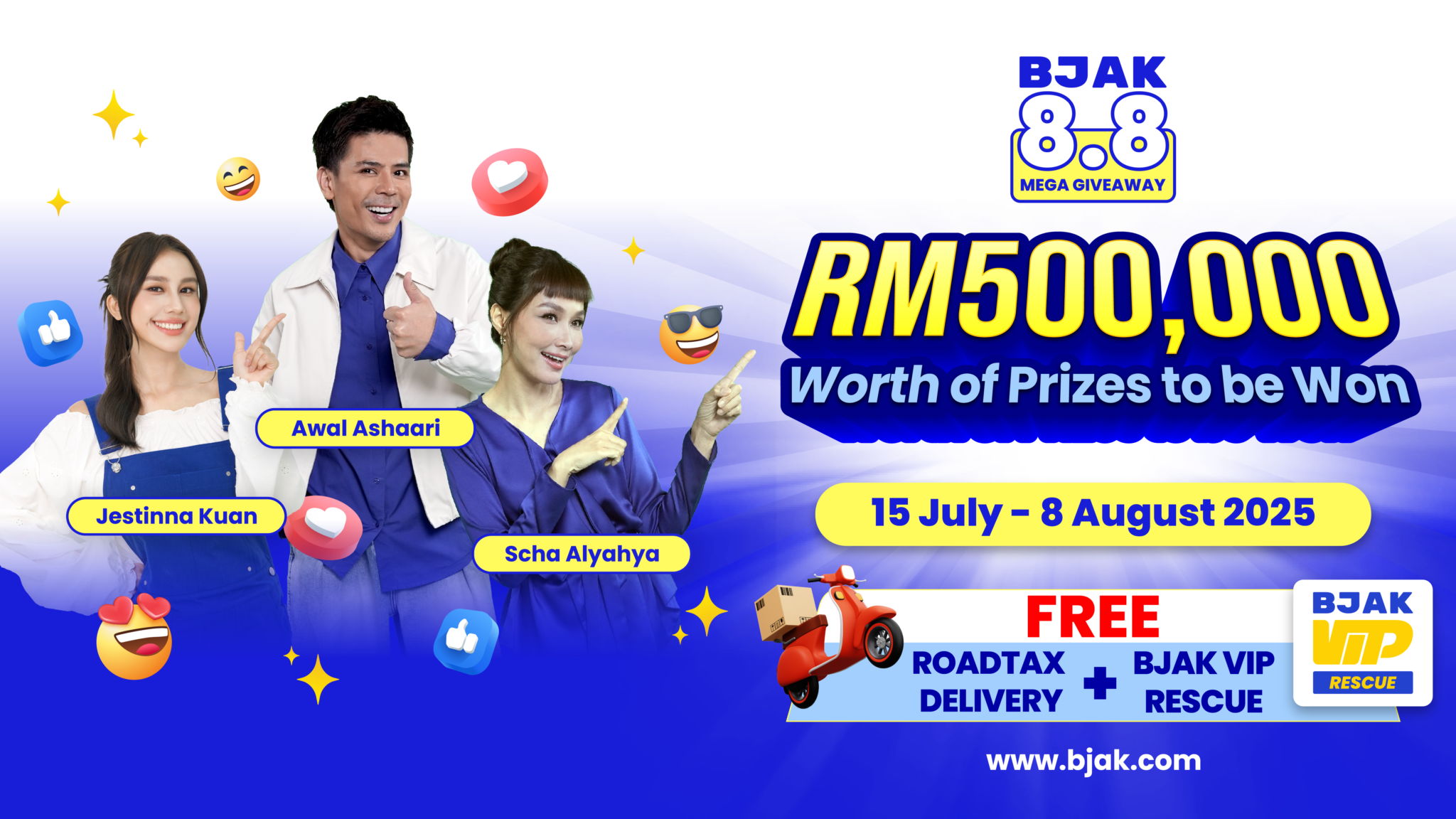 BJAK 8.8 offers unbelievable gifts just by signing up free insurance quote - KL Foodie